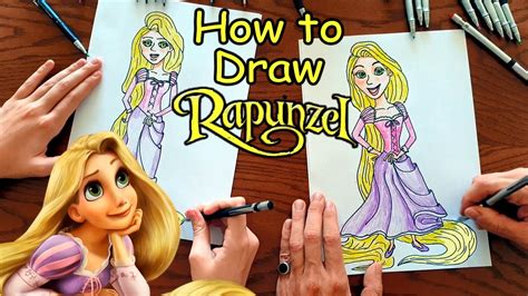 How To DRAW Cute RAPUNZEL The BEST Step By Step GUIDE For Beginners YouTube
