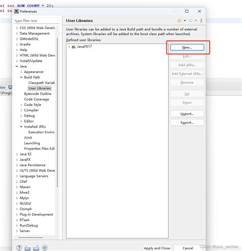 Javajdk15与javafxsdk17集成：eclipse配置教程 Csdn博客