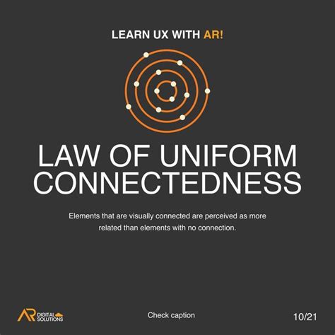 Laws Of Ux Law Of Uniform Connectedness Connectedness Law Context