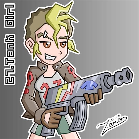 Tank Girl Arttrober 2022 By Zero Kurisu On Deviantart