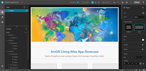 get started with arcgis experience builder gallery template