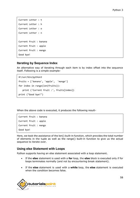 Python 3 Tutorialspoint Full Cource Bookpdf