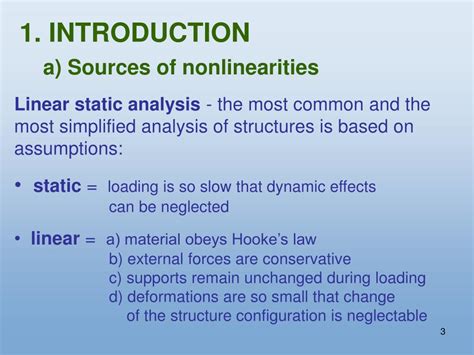 PPT INTRODUCTION INTO FINITE ELEMENT NONLINEAR ANALYSES PowerPoint Presentation ID