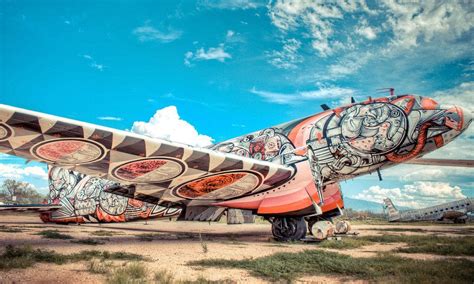 Pictures Of Old Airplanes Covered In Graffiti Art X Post From Rart