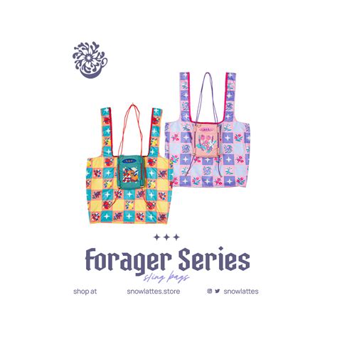 Forager Sling Bag With Foldable Shopping Bag