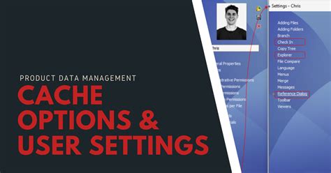 PDM Cache Options And User Settings TriMech Store