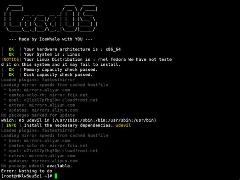 Bug Centos7安装失败 · Issue 882 · Icewhaletechcasaos · Github