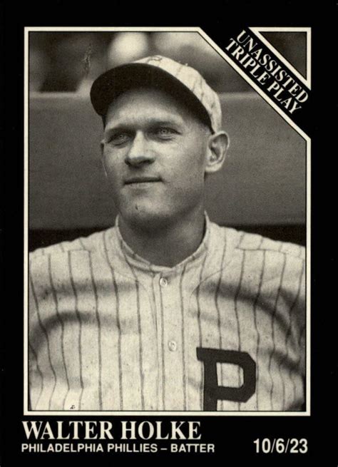 1991 Conlon Tsn Baseball Card 207 Walter Holke