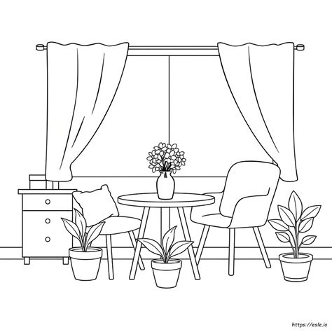 Home Decor Coloring Pages