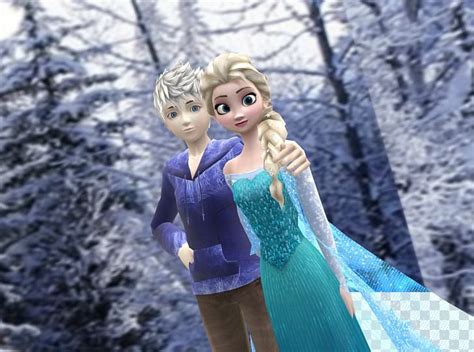 Jack Frost And Anna Frozen Kiss