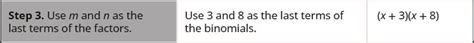 Factor Trinomials Intermediate Algebra