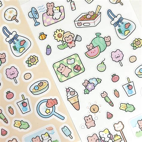 데코보코 여름방학 스티커 리뉴얼 잠시다락