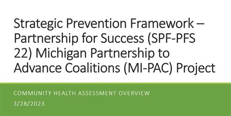 Strategic Prevention Framework Partnership For Success Capacity