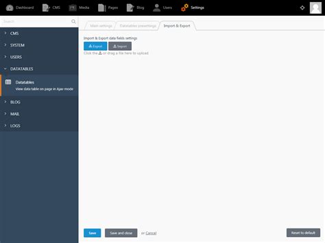 Datatables Plugin October Cms