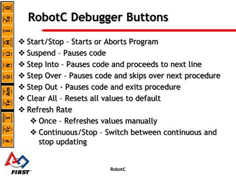 Ppt Coding For The First Tech Challenge Robotc Powerpoint