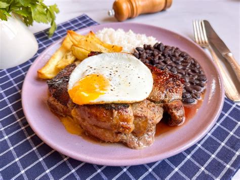 Bife A Cavalo Com Queijo Receiteria