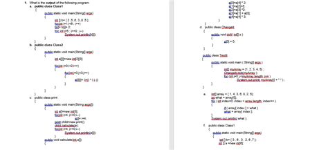 Solved What Is The Output Of The Following Program A Chegg Com