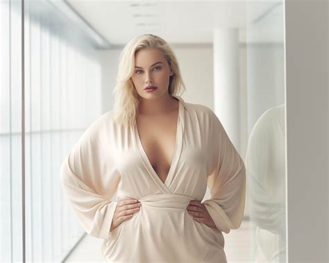 Premium Photo Plus Size African Woman In Sportswear