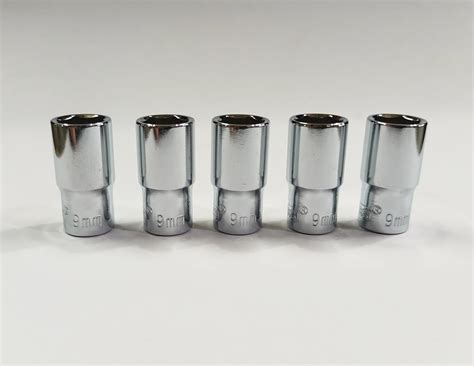 4 Mech 9mm Hex Socket Set 1 4 Drive Hardened And Tempered 9mm Hex