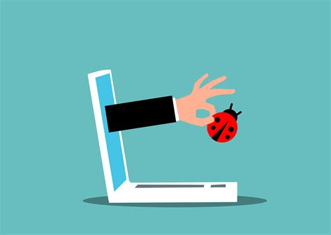 Bug Antivirus Laptop Free Vector Graphic On Pixabay