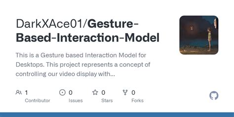 Github Darkxace01gesture Based Interaction Model This Is A Gesture Based Interaction Model