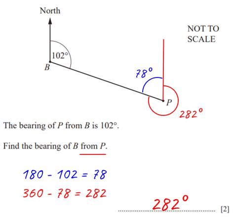 Bearings Past Paper Questions For Igcse Cambridge 0580