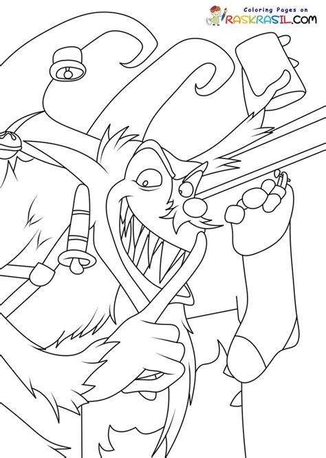 Christmas Krampus Coloring Pages Coloring Pages Christmas Coloring