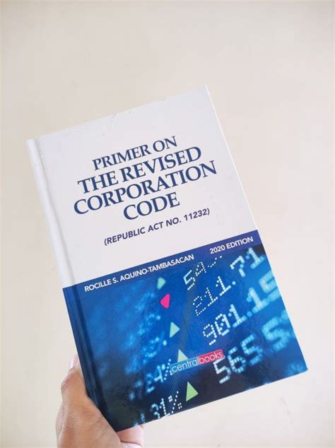 Primer On The Revised Corporation Code 2020 Lazada Ph