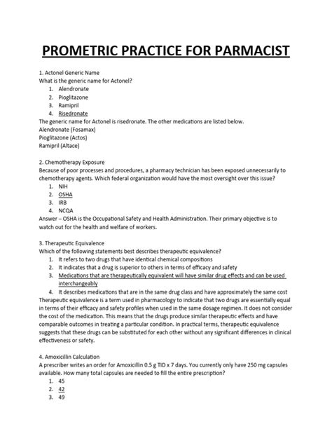Pharmacy Tech 1 Pdf Over The Counter Drug Drugs
