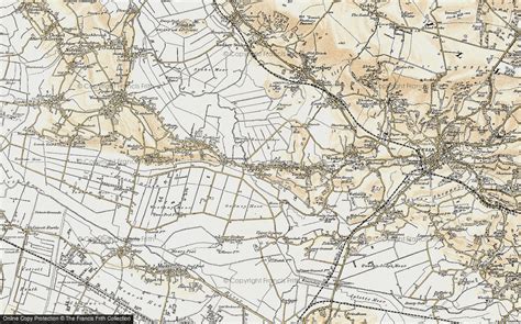 Historic Ordnance Survey Map Of Bleadney 1898 1900