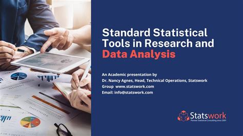 Standard Statistical Tools In Research And Data Analysis By Statswork