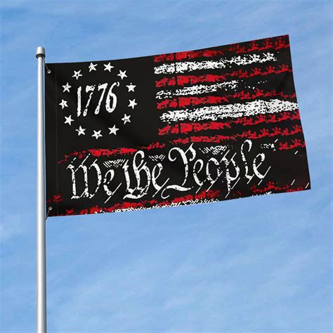 We The People 1776 Flag Betsy Ross Flag Patriotic Flags 3x2 Ft Single