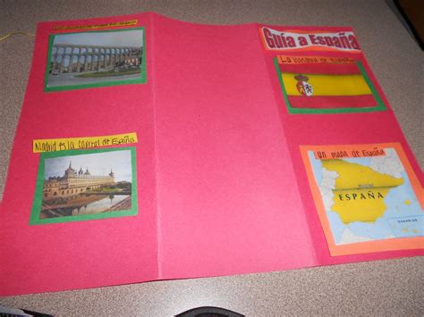 Spain Brochure Ideas For School Projects