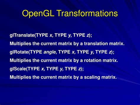 ppt transformation of objects 2d transformations 3d transformations