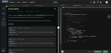 Codingchallenge Geeksforgeeks Gfg160 Day1 Problemsolving Nakul Mishra