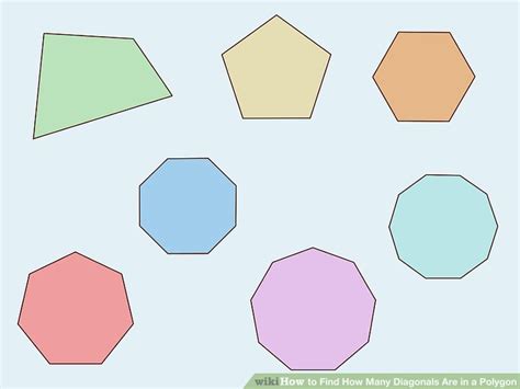 How To Find How Many Diagonals Are In A Polygon 11 Steps