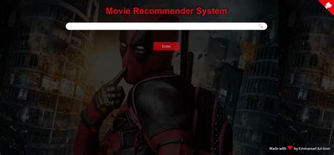 github aziemma movie recommender system