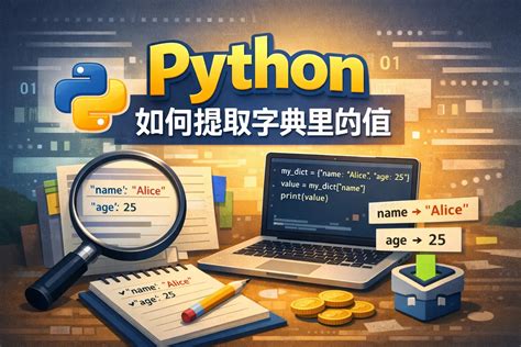 Python如何提取字典里的值