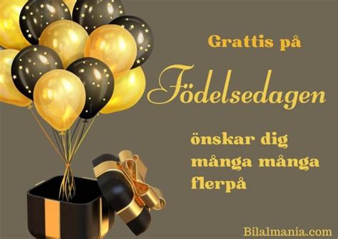 🔥 120 Grattis På Födelsedagen  And Kort 2024