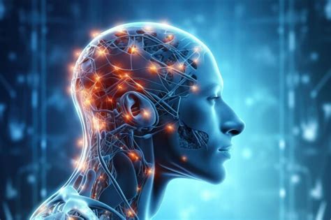 Premium Ai Image D Model Visualization Of The Human Ai Processes Medical And Science