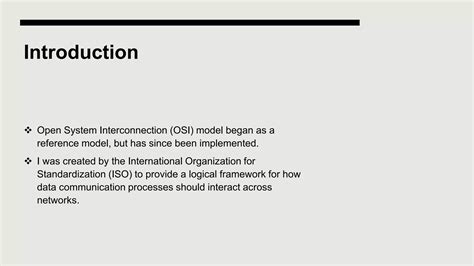 osi model pptx