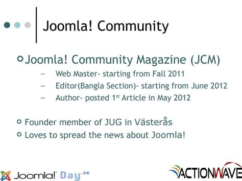 Joomla 25 Acl A Use Case Ppt