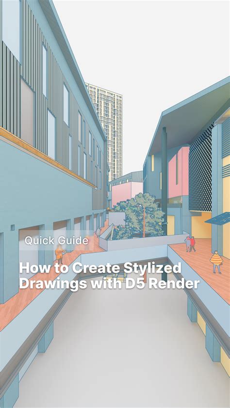 D5 Render 👀 How To Create Stylized Drawings With D5 Render This Way