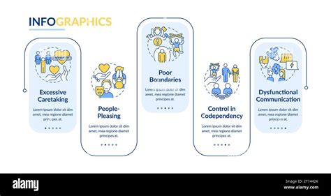 Multicolor Codependent Relationship Layout With Linear Icons Stock Vector Image And Art Alamy