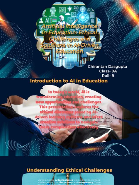 Slidesgo Navigating The Future Of Learning Ethical Challenges And
