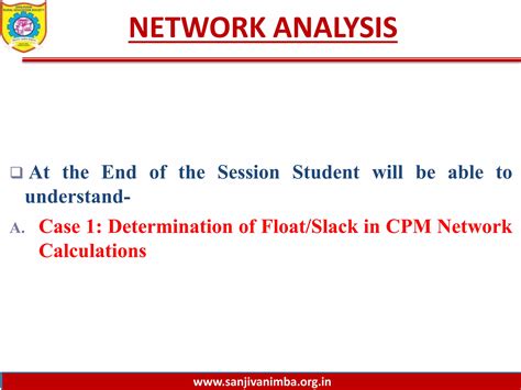 411 Case 1 Determination Of Float And Slack In Cpm Network Calculations