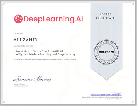 Pdf Deeplearning Ai Introduction To Tensorflow For Artificial Intelligence Machine Learning