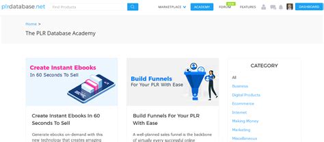 Plr Database Plr Training Academy Internet Marketing Mozie