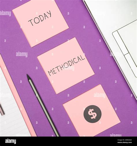 Sign Displaying Methodical Business Overview System Of Methods Used In