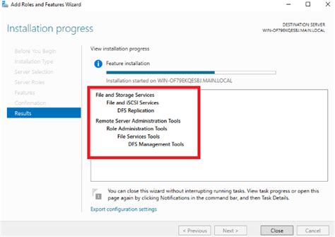 how to do distributed file system dfs in server